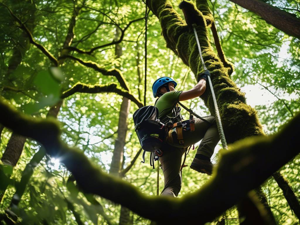 Wspinaczka na drzewa - jak bezpiecznie zdobyć koronę lasu? - ExtremeWarriorPark.pl